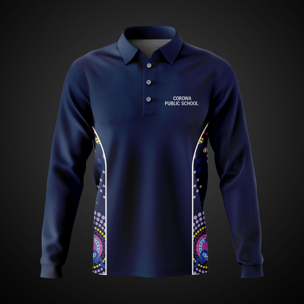 PRE ORDER - Corowa Public School Portal - Staff (Blue LONG SLEEVE ...
