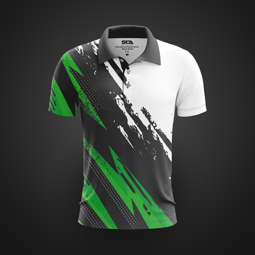 Energy Sublimated Polo Short Sleeve – Spida Custom Apparel