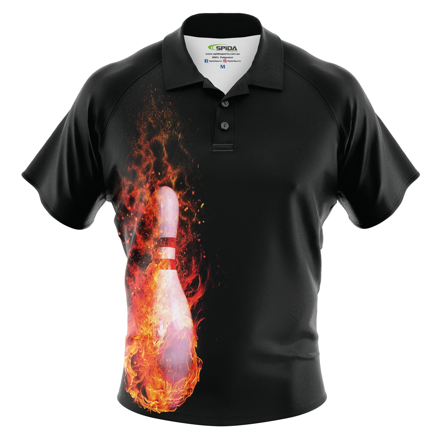 Fireball Tenpin Bowling Shirt – Spida Custom Apparel