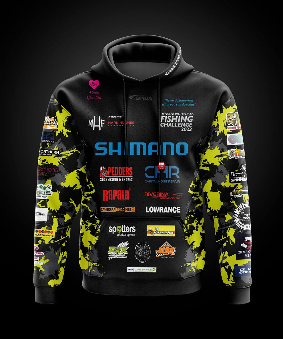 2023 Greg Whitehead Fishing Hoodie – Spida Custom Apparel