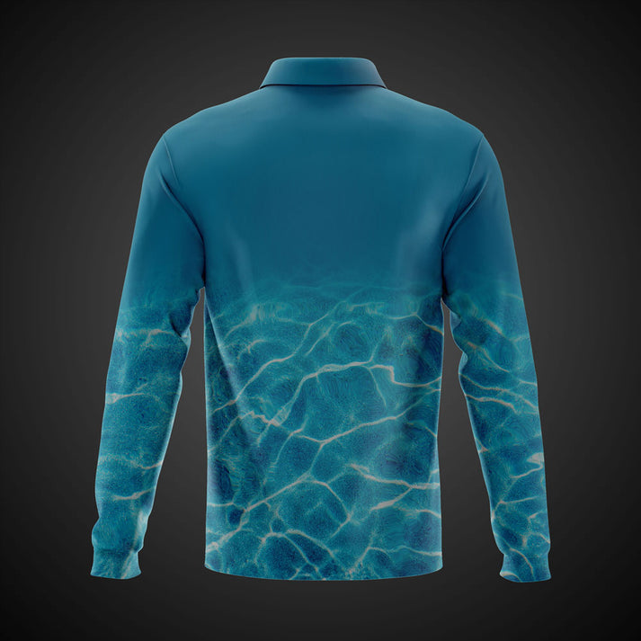 Reflections Dark Teal Fishing Shirt – Spida Custom Apparel