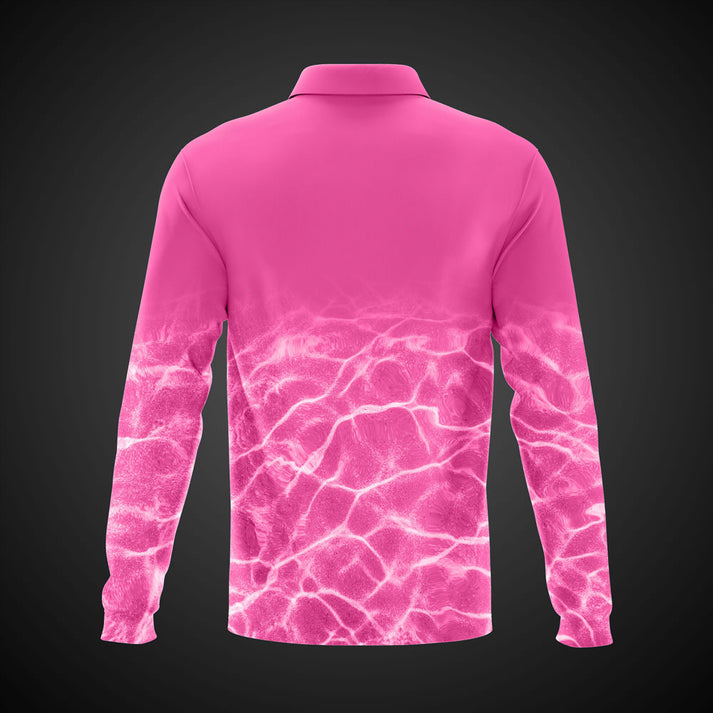 Reflections Pink Fishing Shirt – Spida Custom Apparel