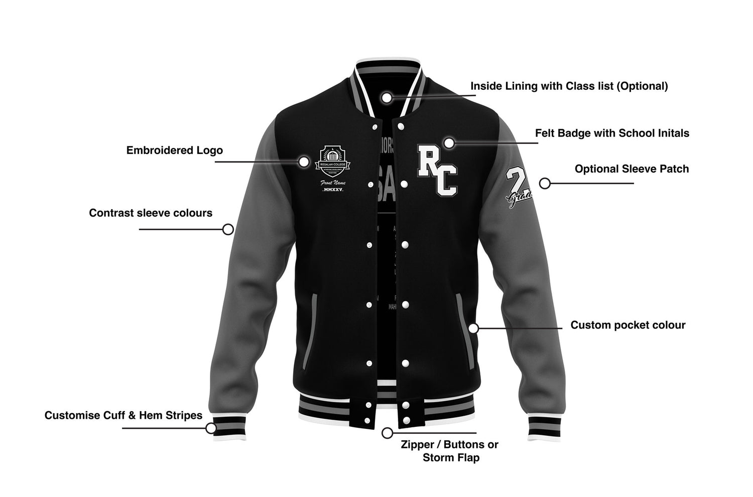 Year 12 Leavers Jerseys – Spida Custom Apparel